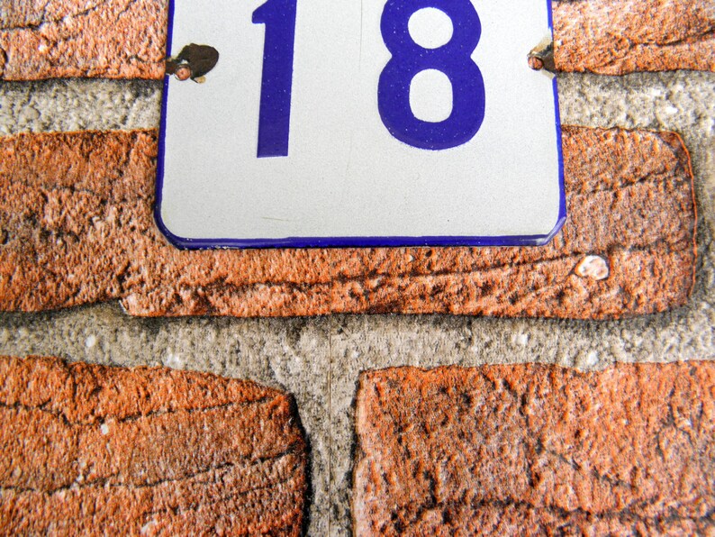 FREE SHIPPING Outdoor House Number Door Number 18 Address | Etsy