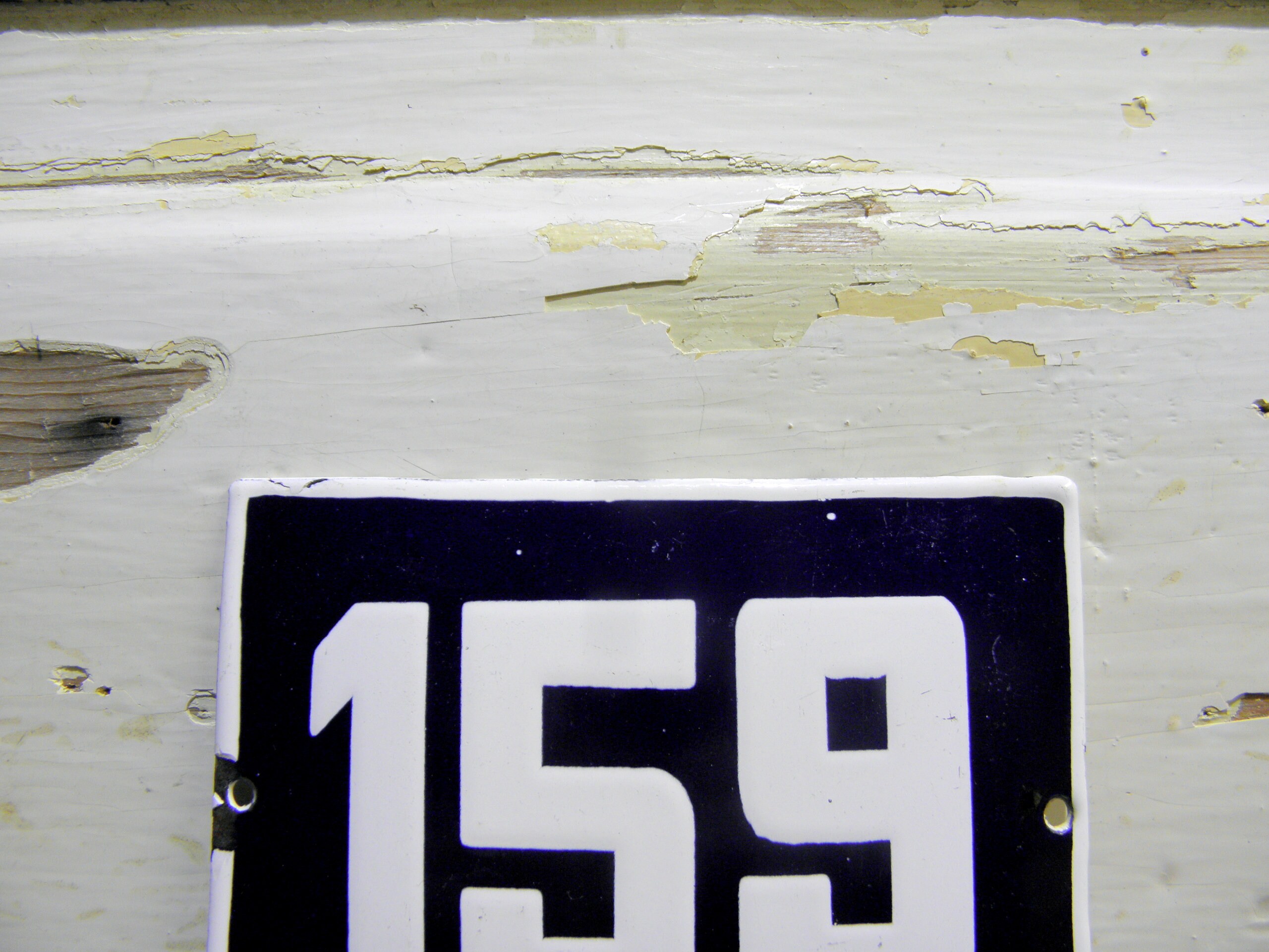 Outdoor House Number 159 Address Sign For House Vintage Enamel | Etsy