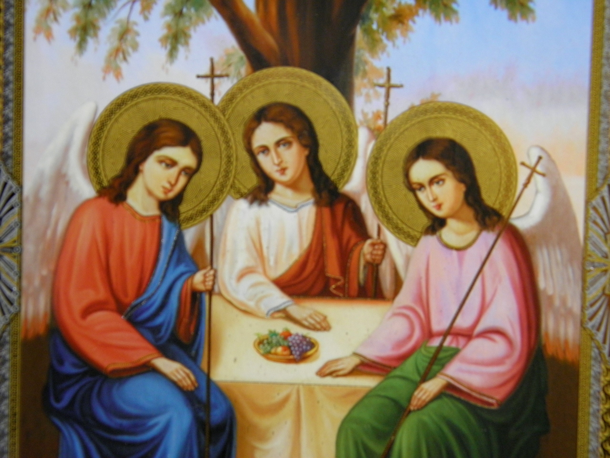 Russian Orthodox Icon Holy Trinity Orthodox Russian Icon. - Etsy