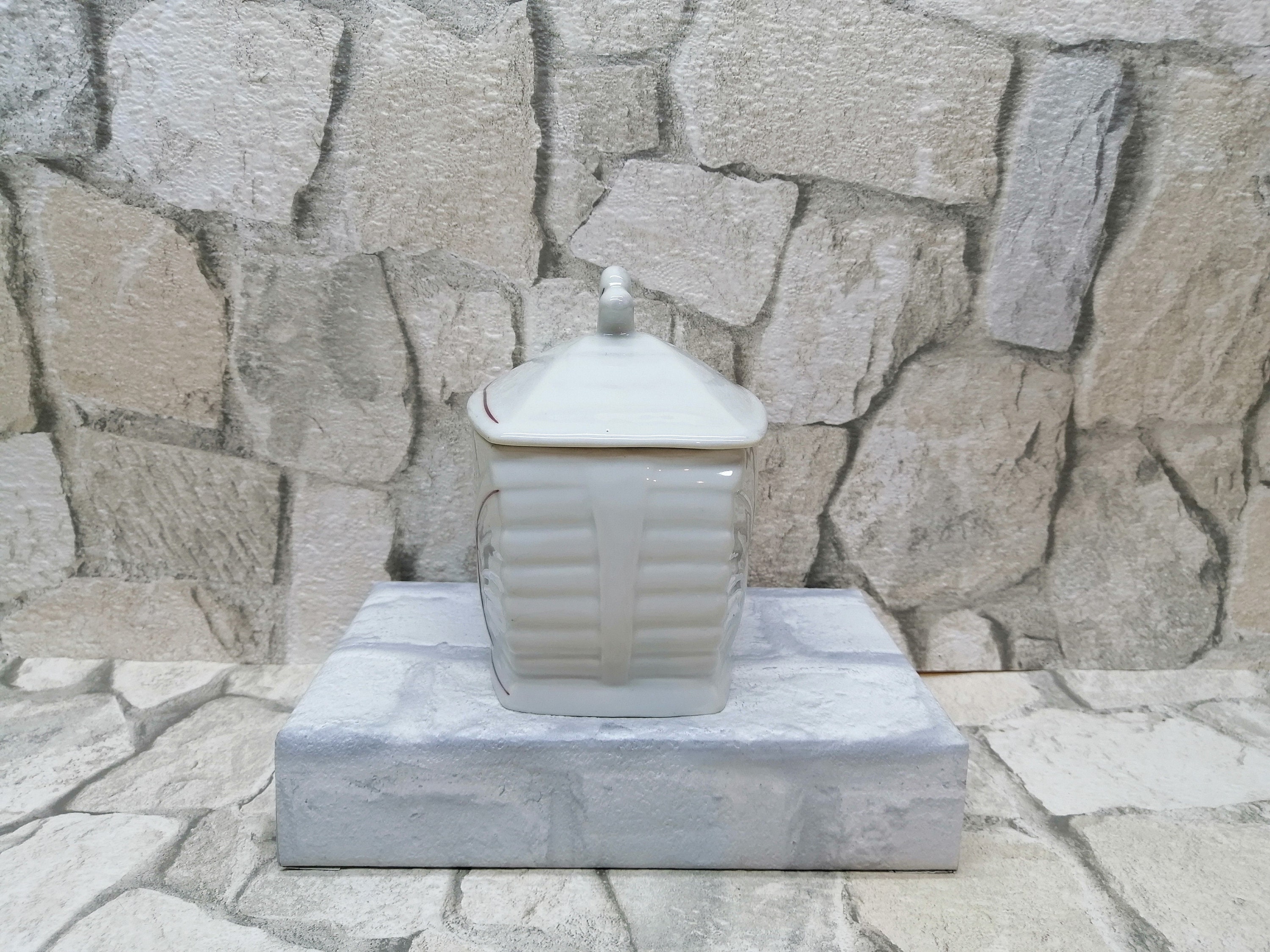 Ceramic Flour Jar Flour Canister Ceramic Flour Box Restaurant - Etsy