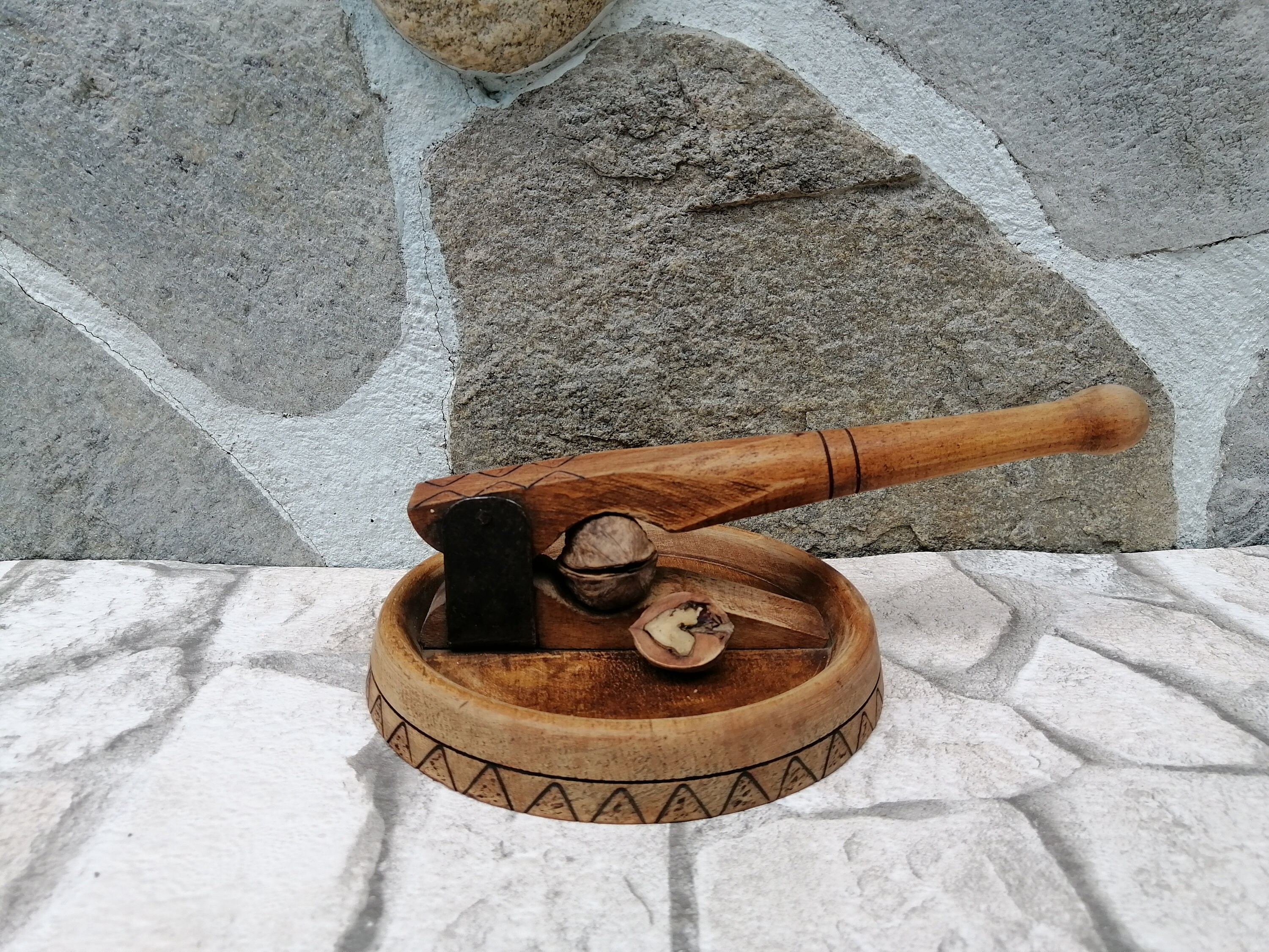 Vintage WOODEN NUTCRACKER Wooden Nut Cracker Handmade Farm | Etsy