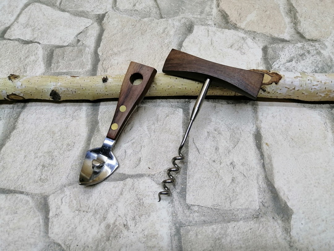 Wine Corkscrew 2 Bottle Openers - Vintage Ken Opener - Corkscrew With ...