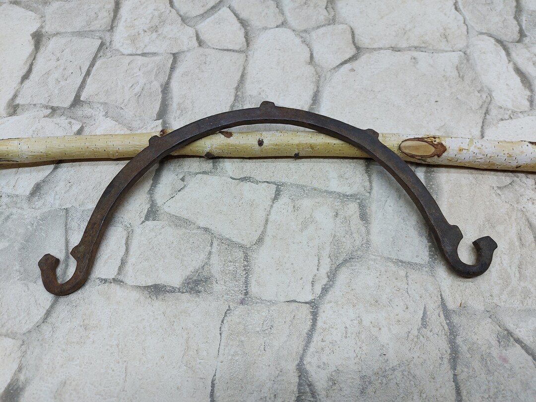 Vintage Wrought Iron Kettle Handle: Rustic Hearth Decor - Etsy