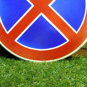 Rare Vintage Road Sign, Enamel Sign, School Teaching Sign, Transport ...