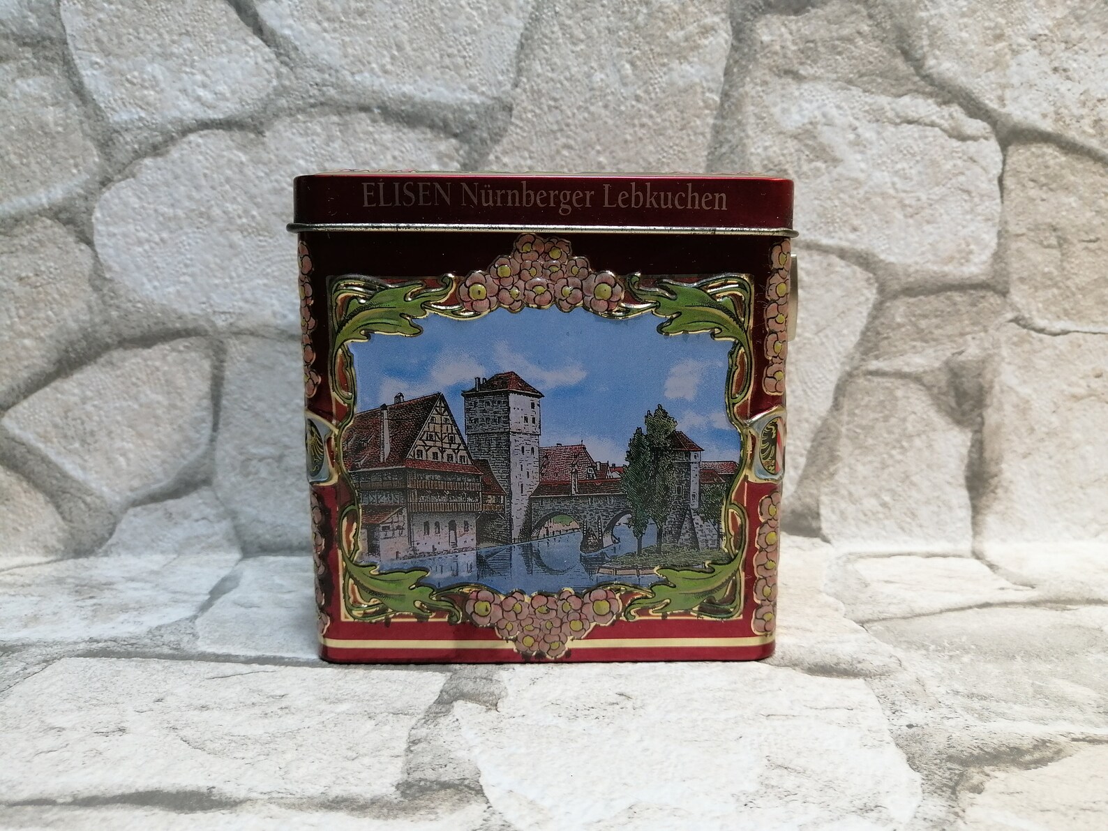 Music Box Tin From Germany Vintage German Weissella Elisen - Etsy