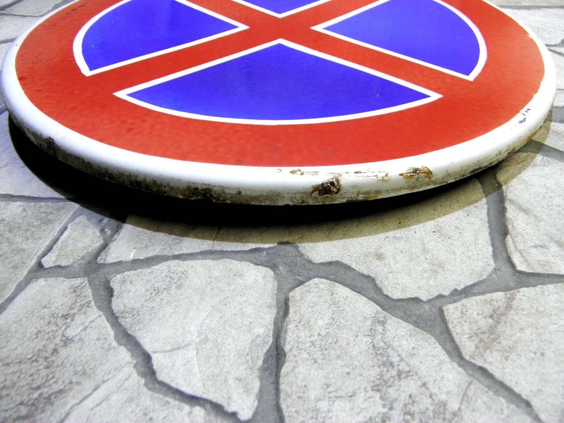 Rare Vintage Road Sign Enamel Sign School Teaching Sign | Etsy