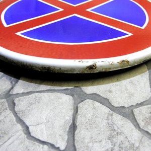 Rare Vintage Road Sign, Enamel Sign, School Teaching Sign, Transport ...