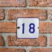 FREE SHIPPING Outdoor House Number Door Number 18 Address - Etsy