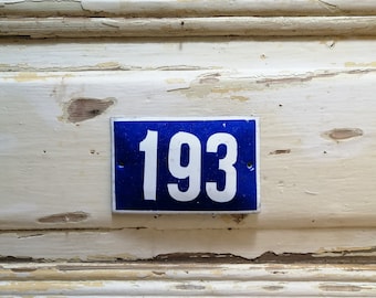 Door Sign, Porcelain House Door Number 104, Address Number for House ...
