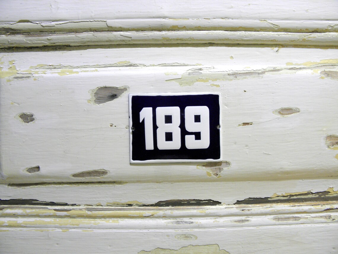 Address Street Sign Address Number 189 Address Plaque | Etsy
