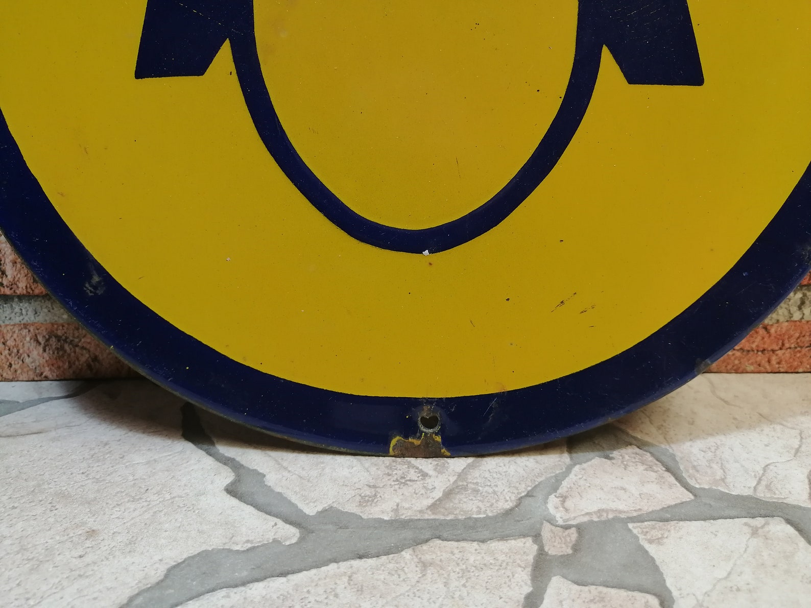 Vintage Porcelain Enamel Safety Sign Warning Work With | Etsy