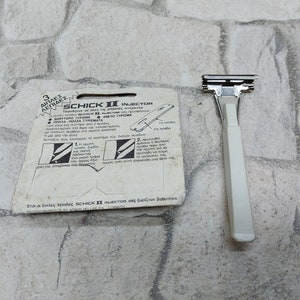 SCHICK INGECTOR RAZOR Vintage Schick Injector Razor With Blades Gift ...