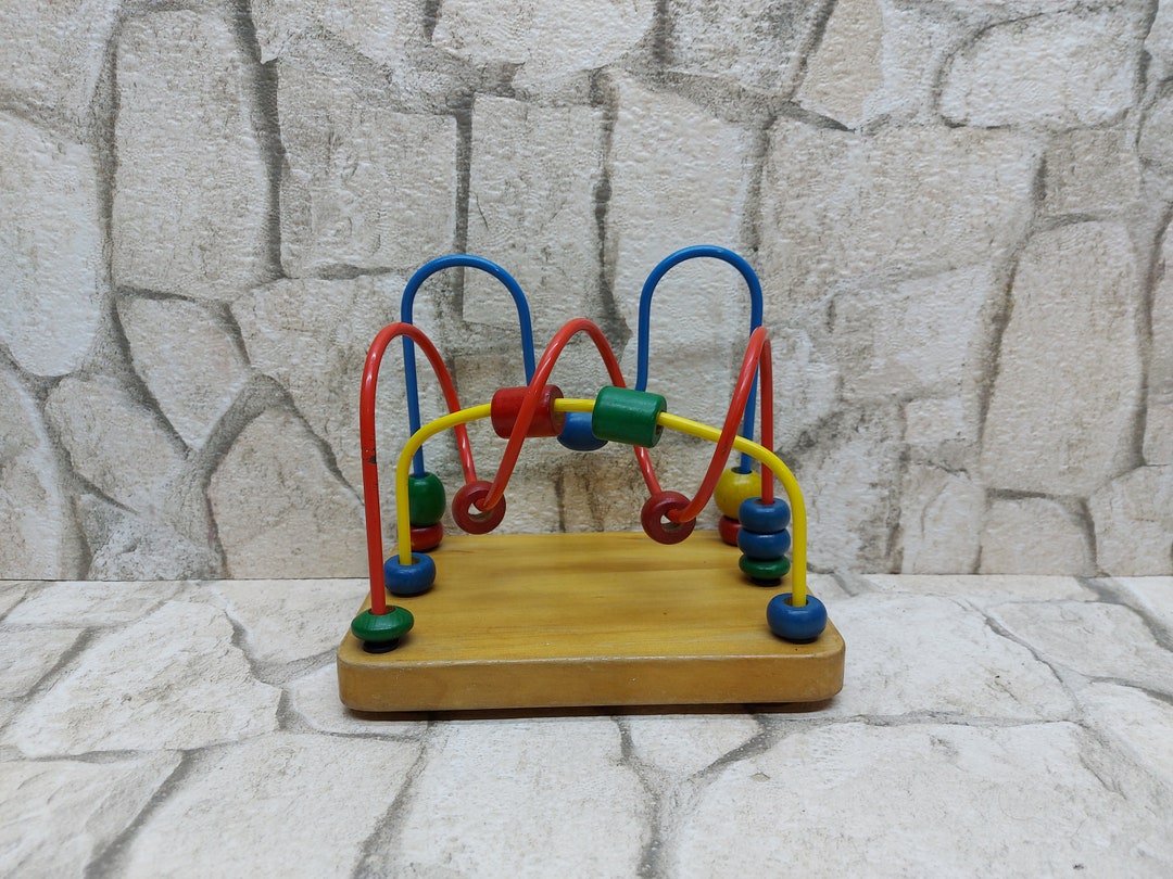Vintage Wooden Abacus,retro Wooden Abacus, Wooden Calculator School ...