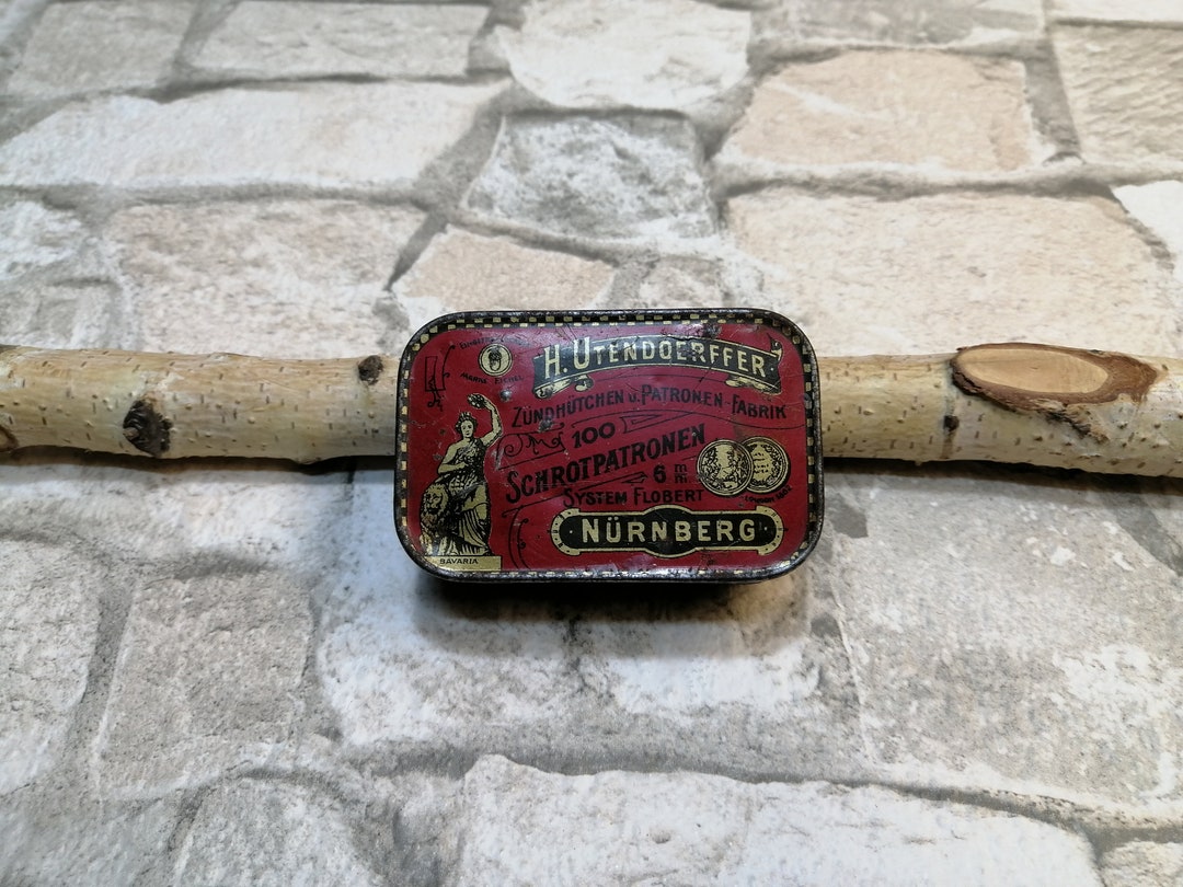 Antique German Tin Box: H. Utendoerffer, Nurnberg, 1920s - Etsy