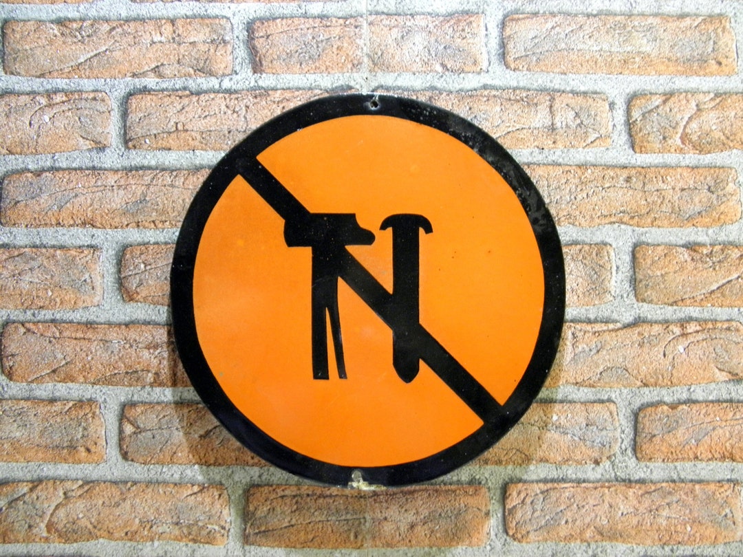 Vintage Enamel Sign: "do Not Use Damaged Tools" - Industrial Decor - Etsy