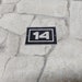 Vintage Aluminum Door Number 14 Sign: European Apartment Plaque - Etsy