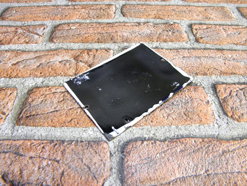 Address Sign for House Door Number 151 Vintage Enamel House | Etsy