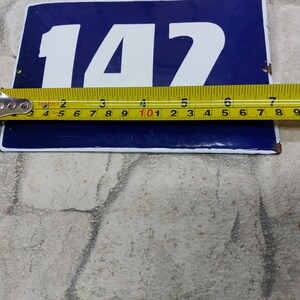 Vintage Sign House Door Number 142, Door Sign, House Plaque, Address ...