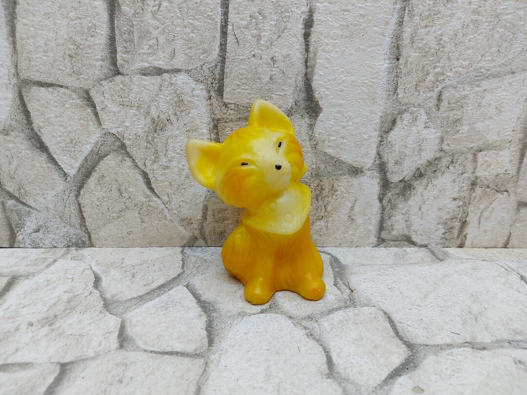 On Sale Vintage Fox Rubber Toys Rubber Fox Squeaky Toys Collectible Toy ...