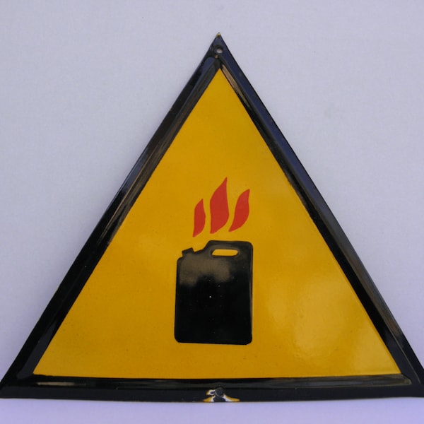 Vintage Enamel Sign - Etsy