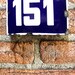 Address Sign for House Door Number 151 Vintage Enamel House - Etsy