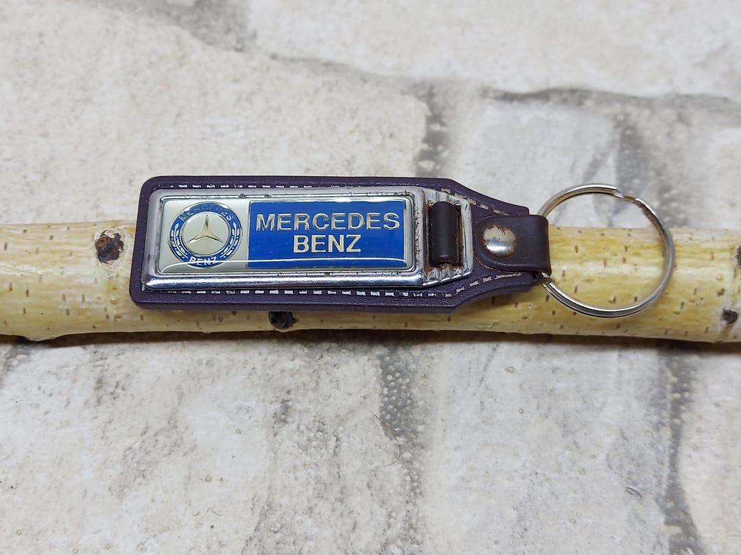 On Sale Mercedes Benz Keychain Key Ring Vintage Car Emblem Keychain ...