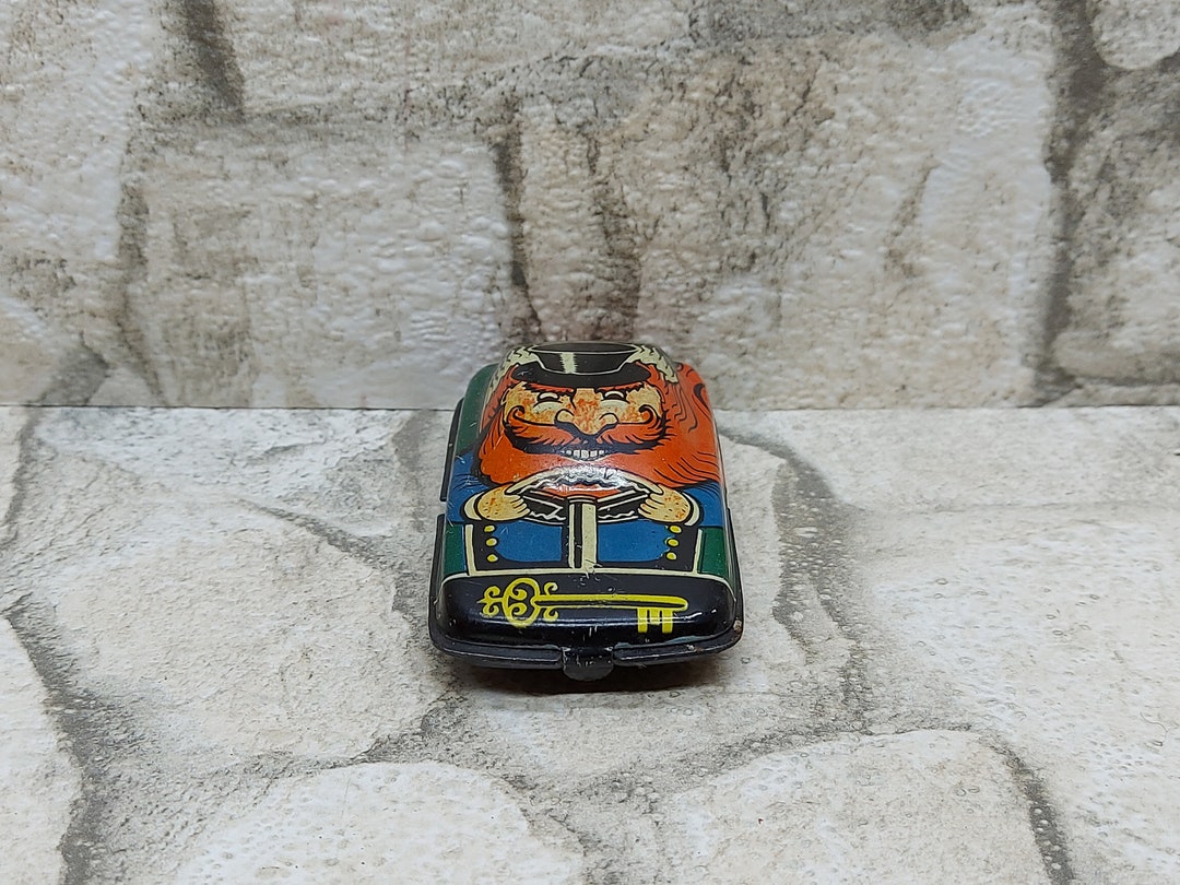 Vintage USSR Tin Toy Car 1970s, Vintage Tinplate Toy Cars, Tin Toy Car ...