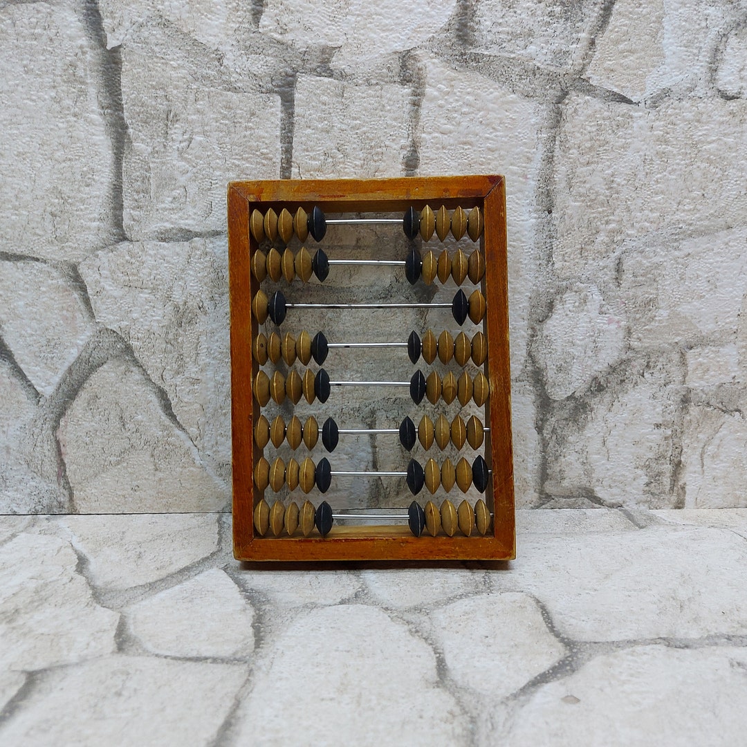 Vintage Wooden Abacus, USSR Wooden Abacus, Wooden Calculator School ...