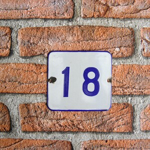 FREE SHIPPING, Outdoor House Number, Door Number 18, Address Sign for ...
