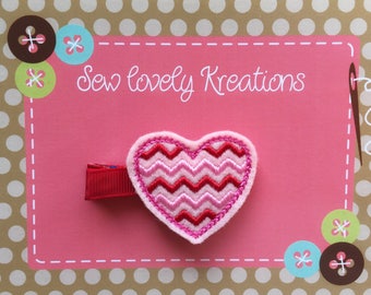 Chevron Heart | Etsy