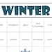EASY PRINT Winter Bingo Cards (digital File) 40 Cards - Etsy