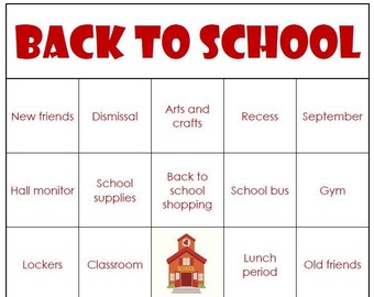 EASY PRINT Meet Your Class Back to School Bingo Cards - Etsy