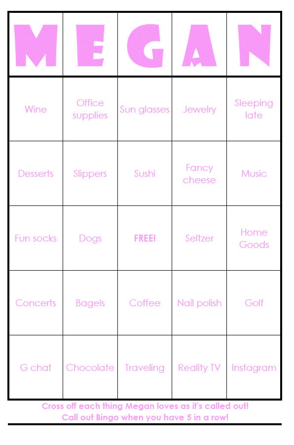 EASY PRINT CUSTOM Bingo Cards Printable (digital File) up to 40 Cards ...