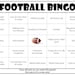 EASY PRINT Football Bingo Cards! (digital File) 40 Cards - Etsy