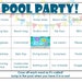 Pool Party Bingo Cards (digital File) 40 Cards - Etsy