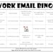 EASY PRINT Work Email Bingo Cards (digital File) 40 Cards - Etsy