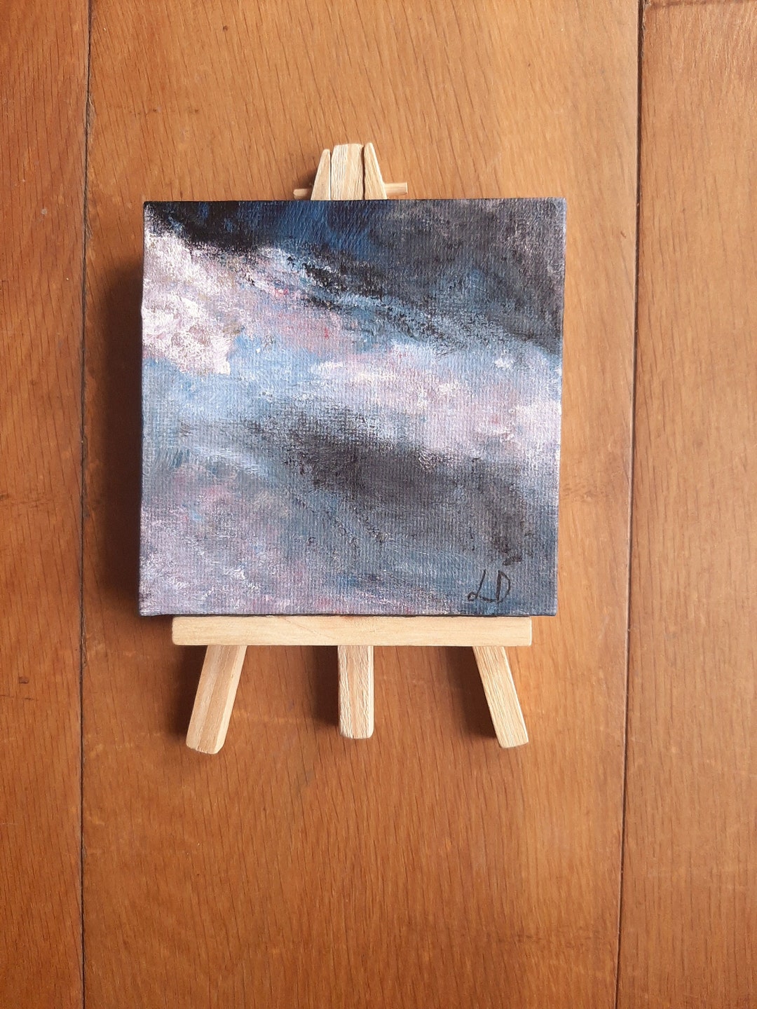 Mini Canvas Painting With Easel | Miniature Painting | Canvas Art ...