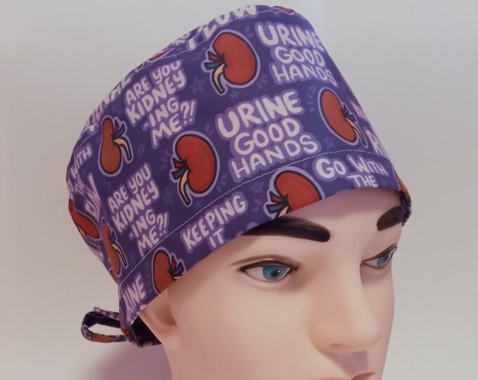 You've Got to Be Kidney Me, Kidneys, Urology Surgical Scrub Bouffant ...