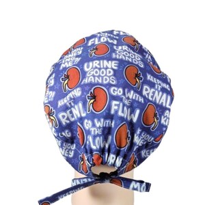 Urology Scrub Hats, Men's Tie Back, Funny Urology Hats, Women's Euro ...