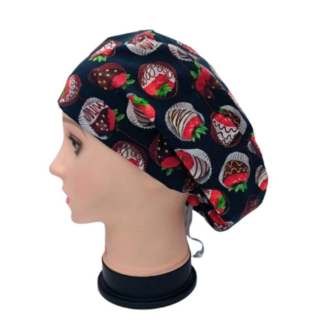 Women's Euro, Surgical Scrub Cap, Cafeteria Hat, Chemo Cap, Food OR Hat ...