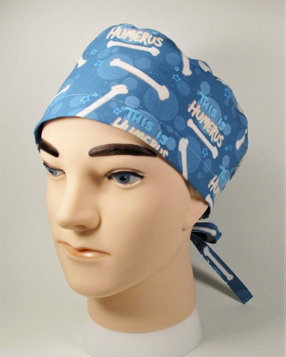 This is Humerus Bones on Blue Ortho Surgical Scrub Cap in | Etsy