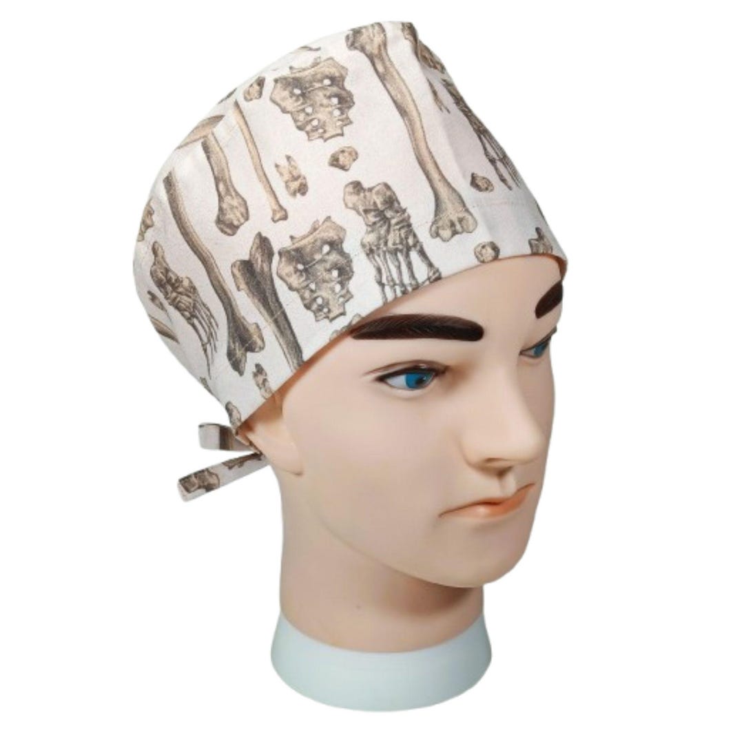 Anatomy Bones Scrub Hat, Tie Back OR Hat, Rad Tech Gift - Etsy