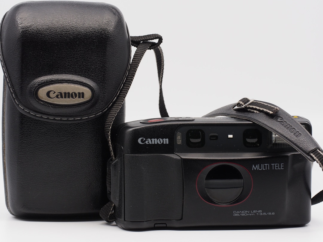 Canon Sure Shot Multi Tele 35mm Film Camera Full/half Frame _with Case ...