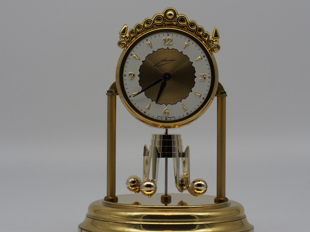 Vintage Schmid Wind-up Clock: Miniature German Table Clock - Etsy