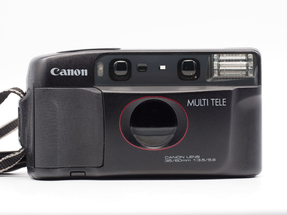Canon Sure Shot Multi Tele 35mm Film Camera Full/half Frame _with Case ...