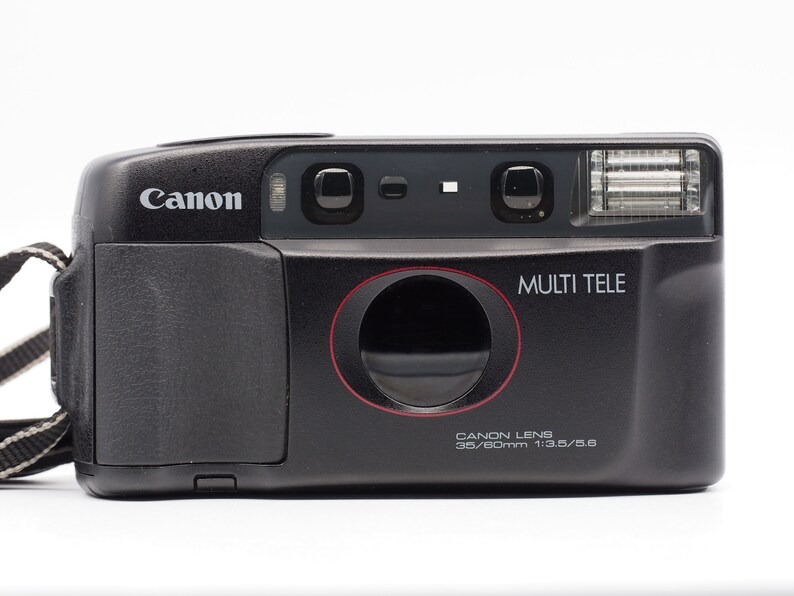 Canon Sure Shot Multi Tele 35mm Film Camera Full/half Frame _with Case ...