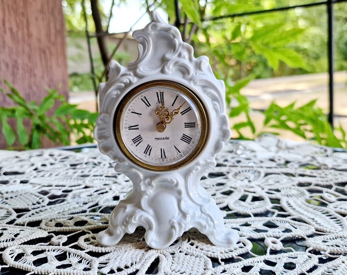 Vintage German Porcelain Clock - Tirschenreuth - Bavarian China ...