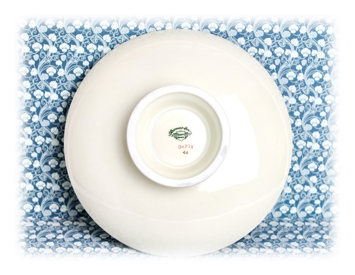Vintage Cake Plate Set Thomas Ivory Cake Serving Set Bavarian - Etsy