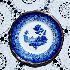 1952 ROSENTHAL Decorative Plate - Cobalt Blue China - Chippendale ...