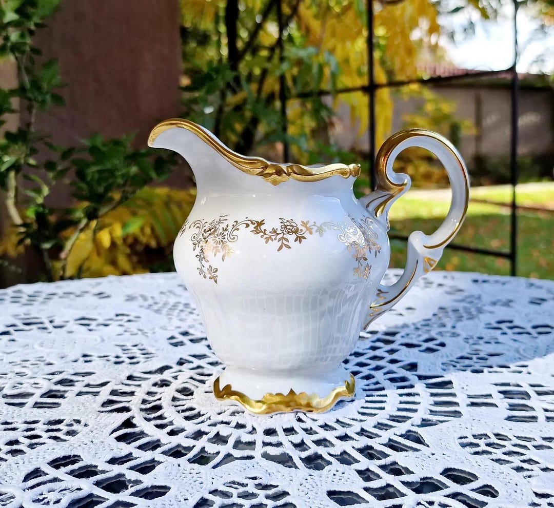 1950s Weimar Creamer - Katharina Pattern - Vintage German Porcelain ...